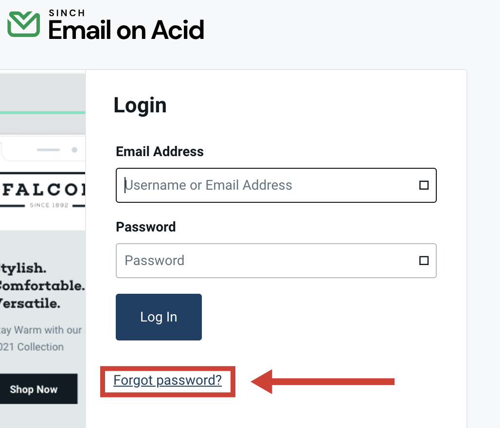 How to Reset your Password - Email On Acid