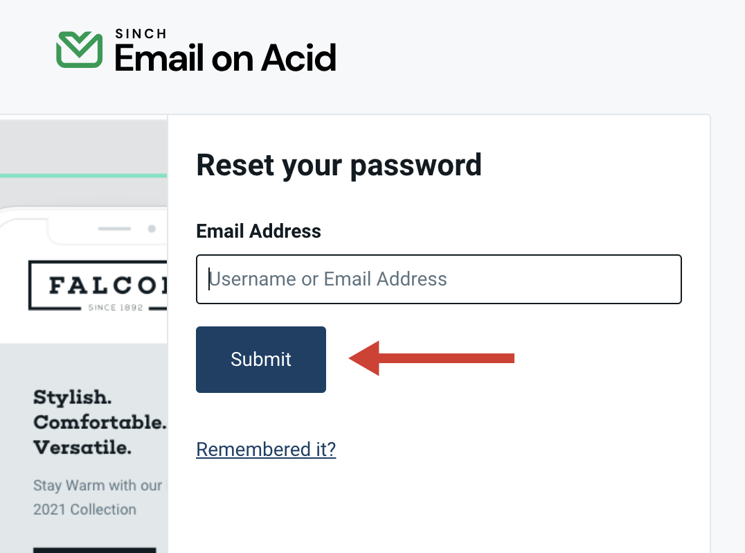 How to Reset your Password - Email On Acid