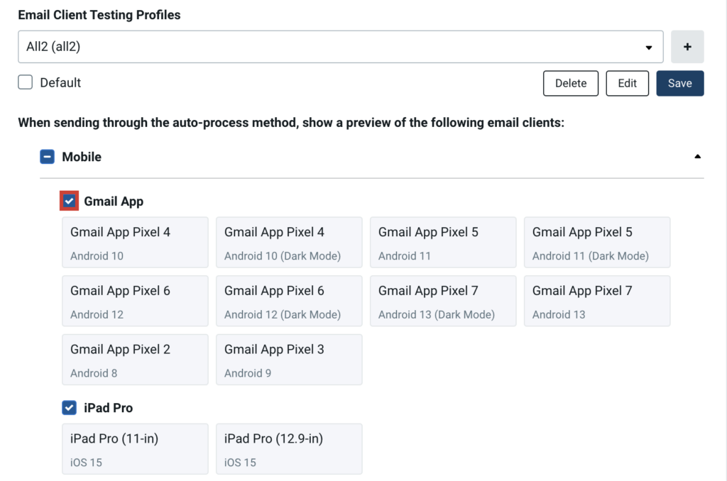 How To Build a Custom Email Client Testing Profile - Email On Acid